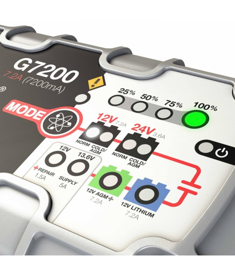 Noco Ultrsafe Battery Charger and Maintainer 7.2A 12v/24v - G7200 ...